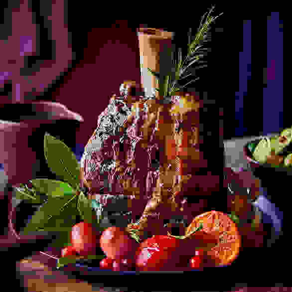 Slow Cooked British Beef Shin with Merlot & Shallot Sauce | Waitrose ...